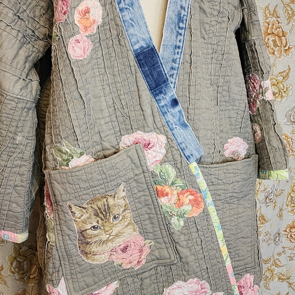 Handmade | Jackets & Coats | Upcycled Handmade Quilted Jacket | Poshmark